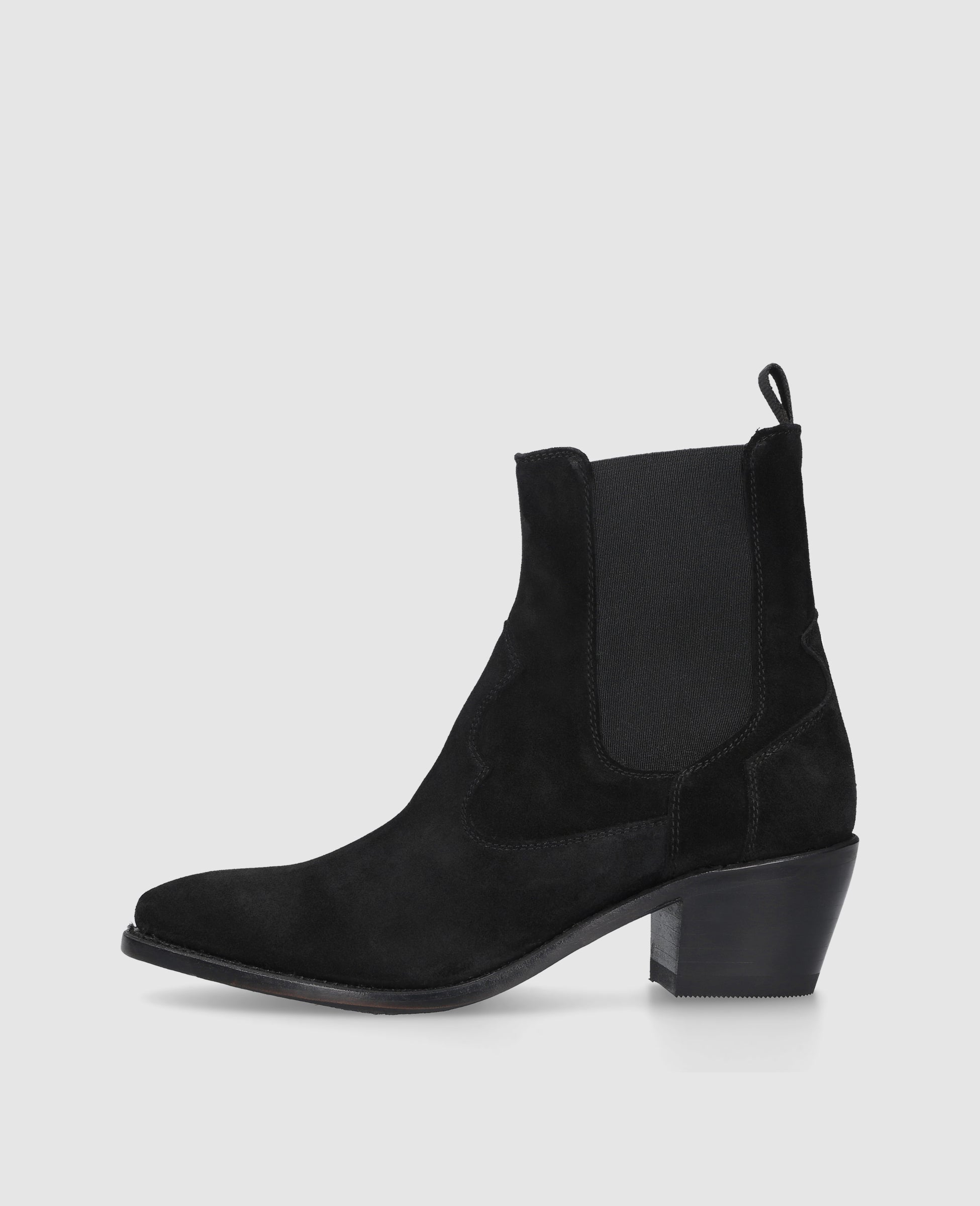 Elegant Marla WCB Western Boot in Black | Henry Stevens