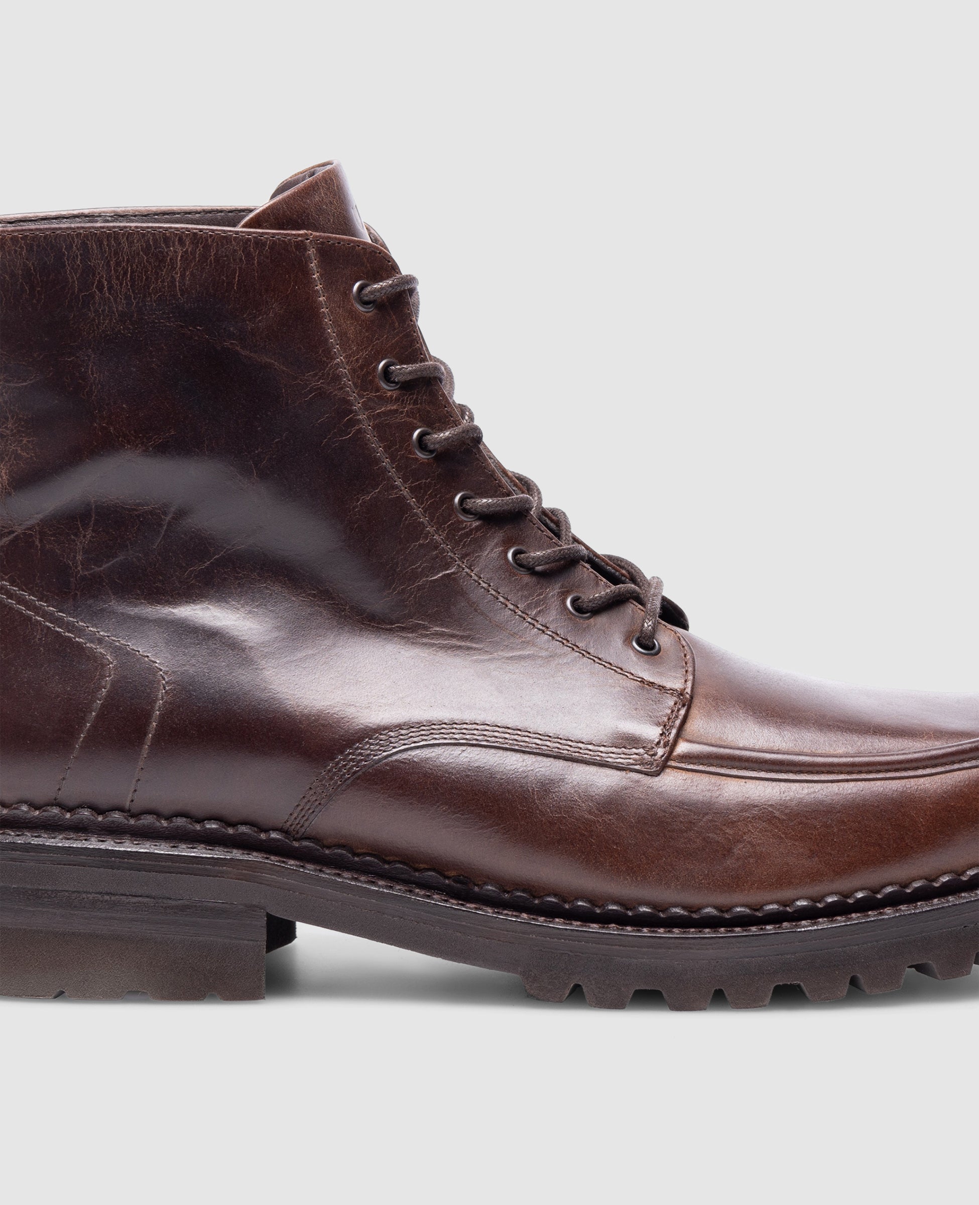 Harry NB Herren-Norweger-Boots in Braun – Henry Stevens